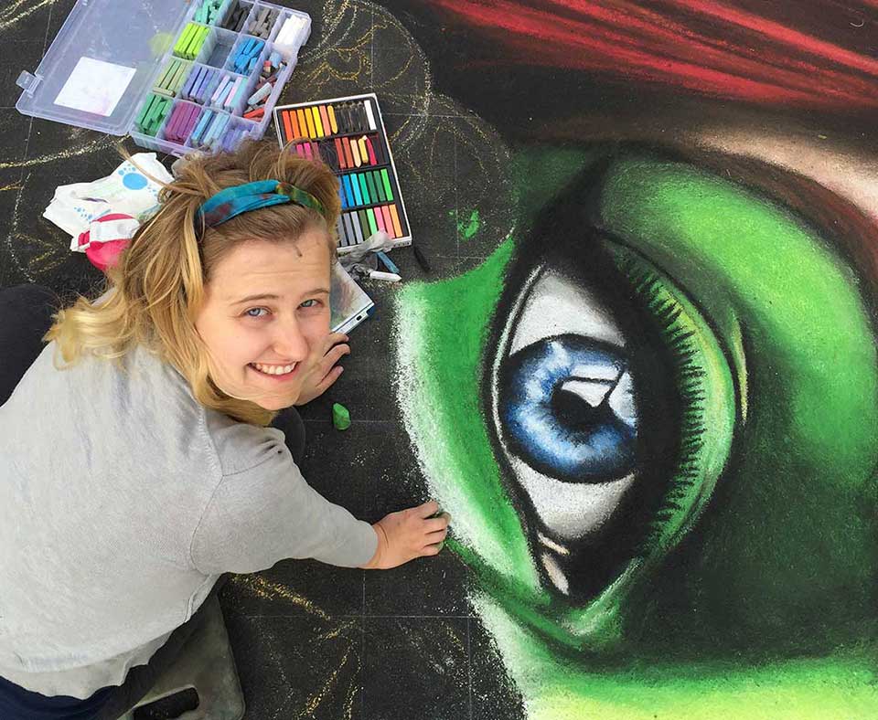 Artist / Jessi Queen (Co-President) - Georgia Chalk Artists Guild